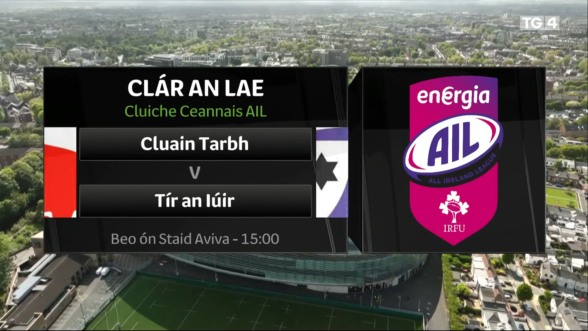 Rugbaí Beo - Cluain Tarbh v Tír an Iúir - C.C. AIL na bhFear | Player ...