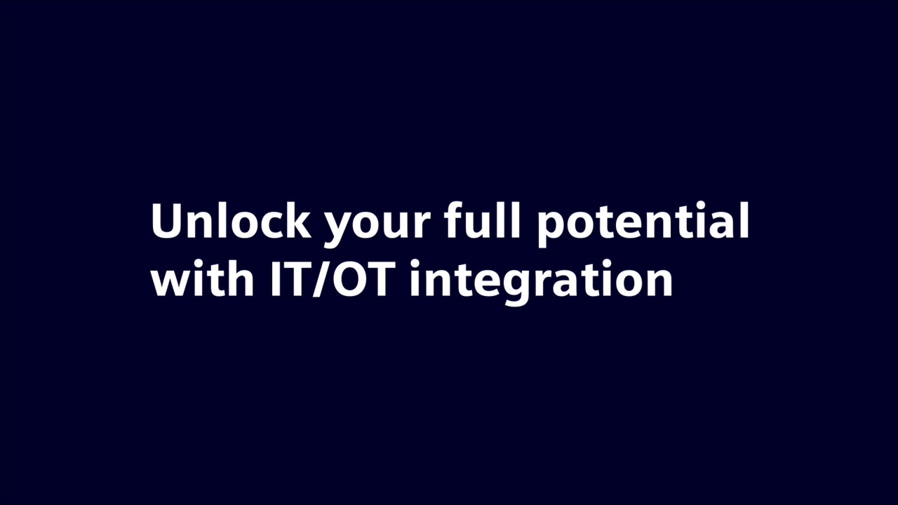 IT/OT integration - Siemens Global