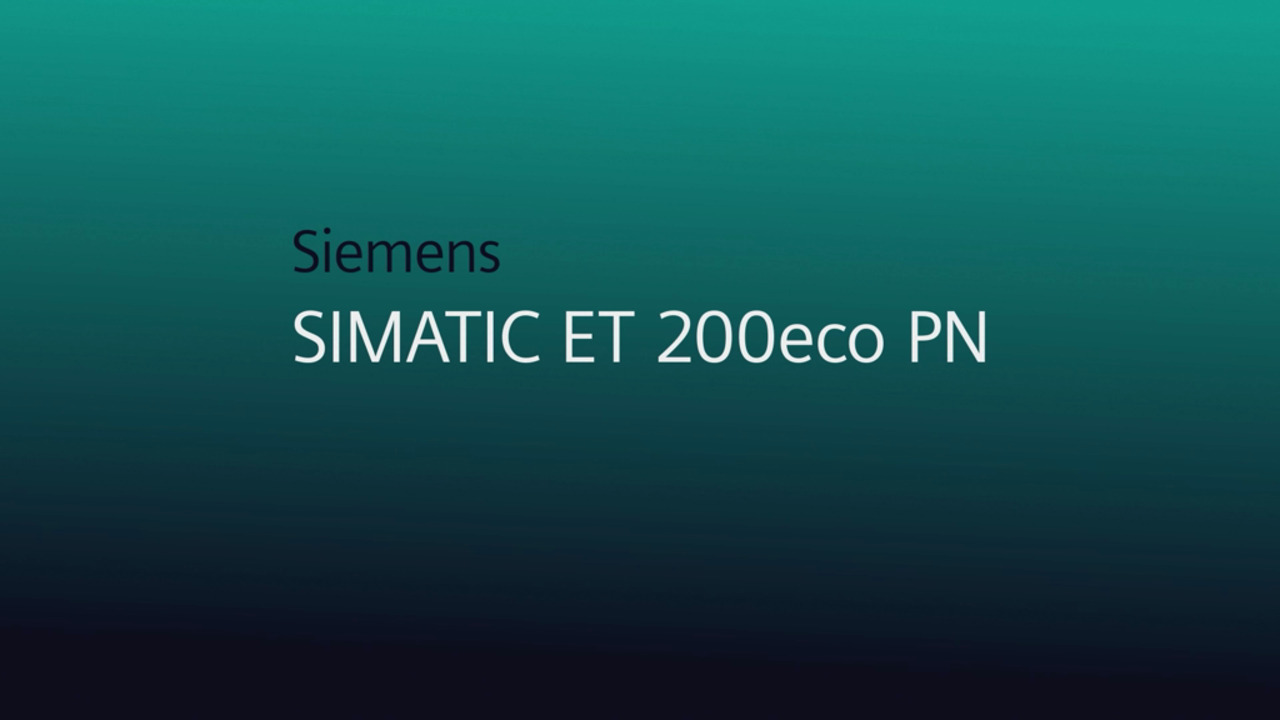 SIMATIC ET 200eco PN - Siemens Global