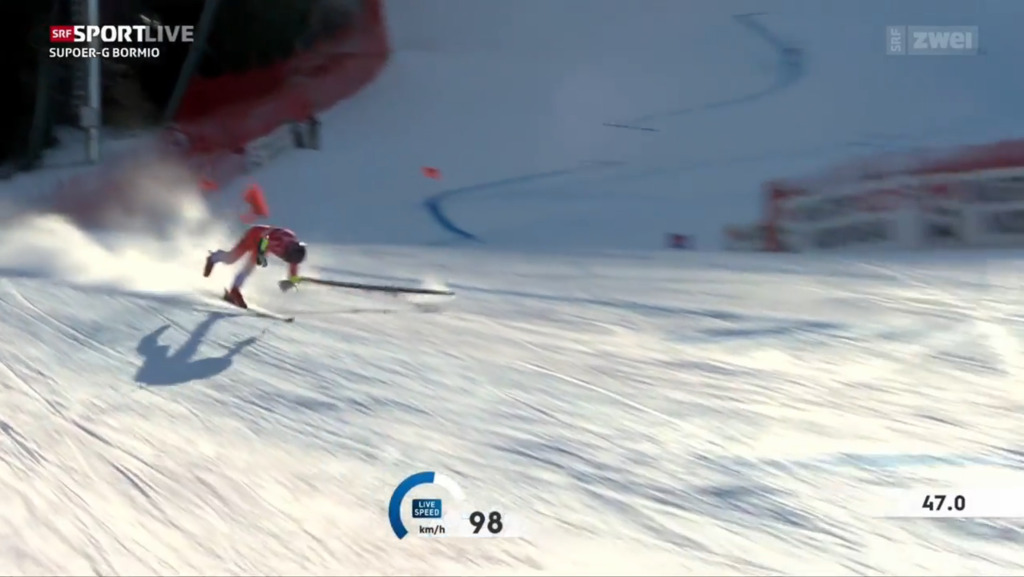 Un brutta serie di incidenti: Dopo Sarrazin anche Gino Caviezel si schianta pesantemente sulla ...