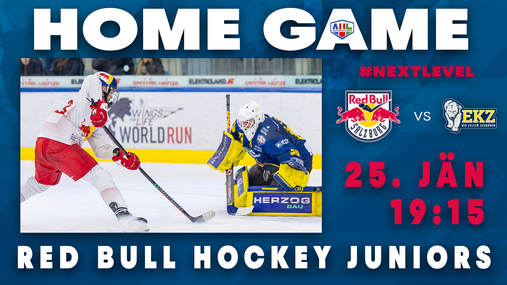 ÖM Finale 1: Red Bull Hockey Juniors vs. EK Die Zeller Eisbären