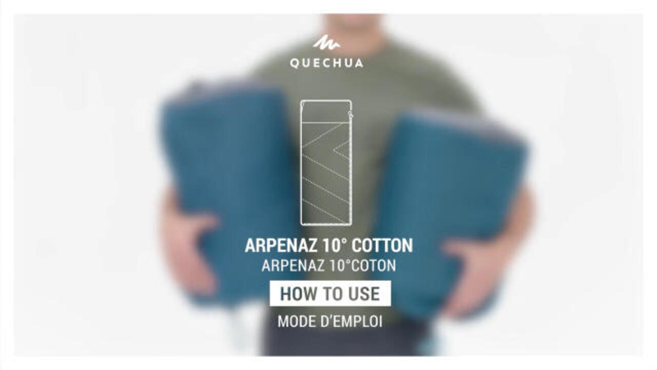COTTON US CAMPING SLEEPING BAG - ARPENAZ 20° COTTON - Decathlon