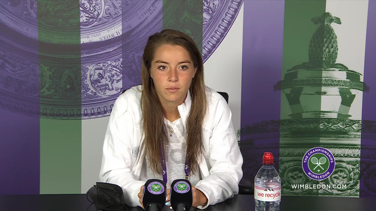 Video - Jodie Burrage: First Round Press Conference - The Championships ...