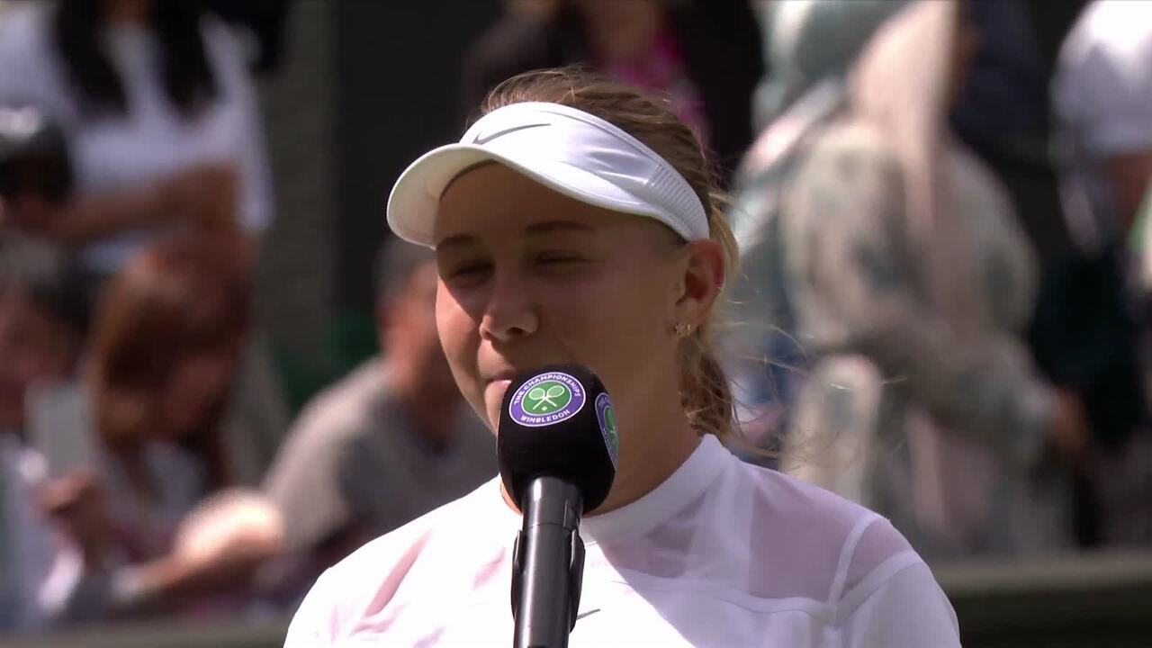 Video - Amanda Anisimova's special moment - The Championships ...