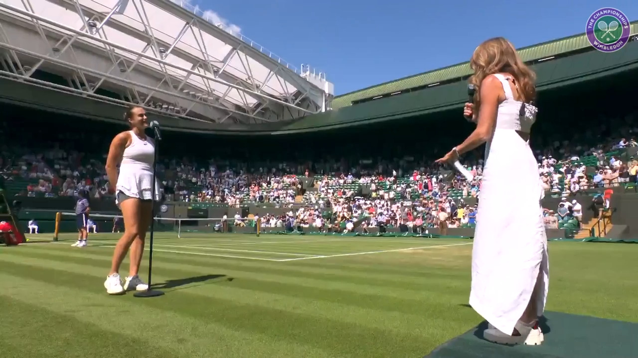 Video - Aryna Sabalenka: Second Round Post-match Interview - The ...