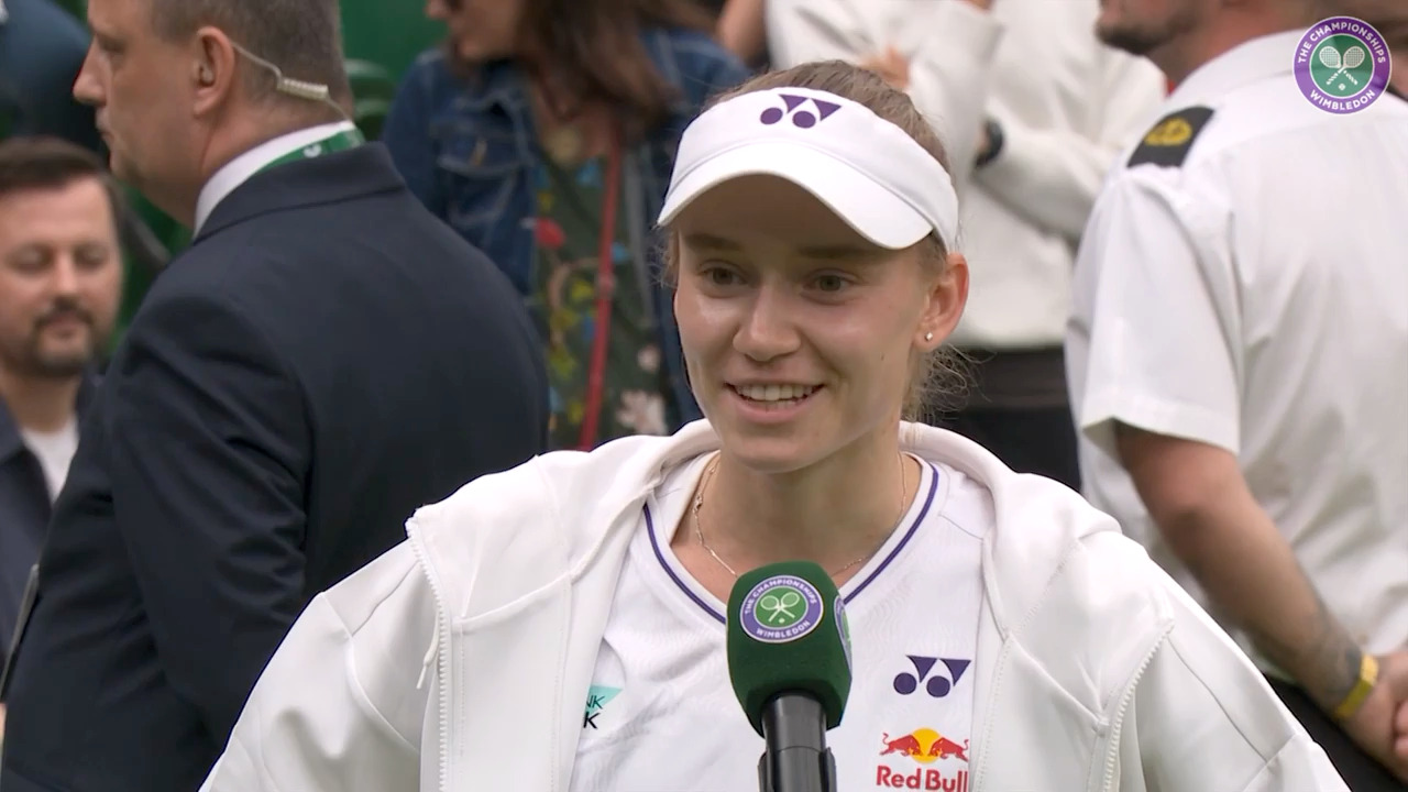 Wimbledon 2024: Elena Rybakina into second round after beating Ruse ...