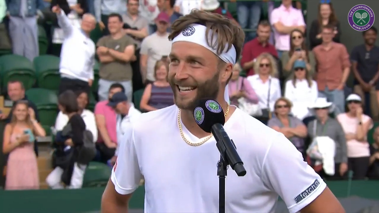 Video - Upbeat Broady thanks home support - The Championships ...