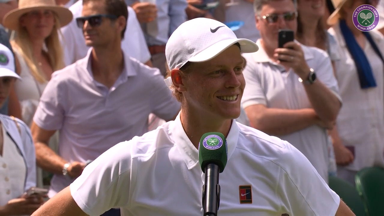 Wimbledon: Jannik Sinner through to second round with win against Luca ...