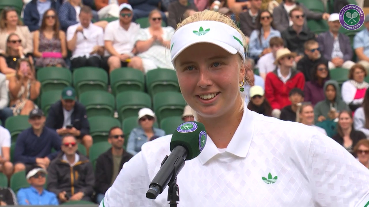 Video - Clara Tauson | Third Round Post-match Interview - The ...