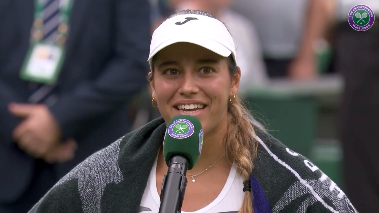 Video - Jessica Bouzas Maneiro | First Round Post-match Interview - The ...