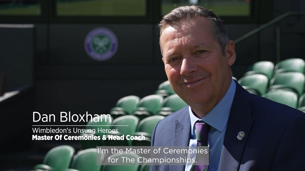 Video - Wimbledon's Unsung Heroes: Dan Bloxham - The Championships ...