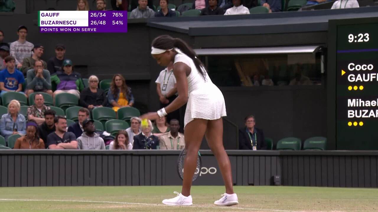 Video - Coco Gauff's serve clocks 124mph - The Championships, Wimbledon ...