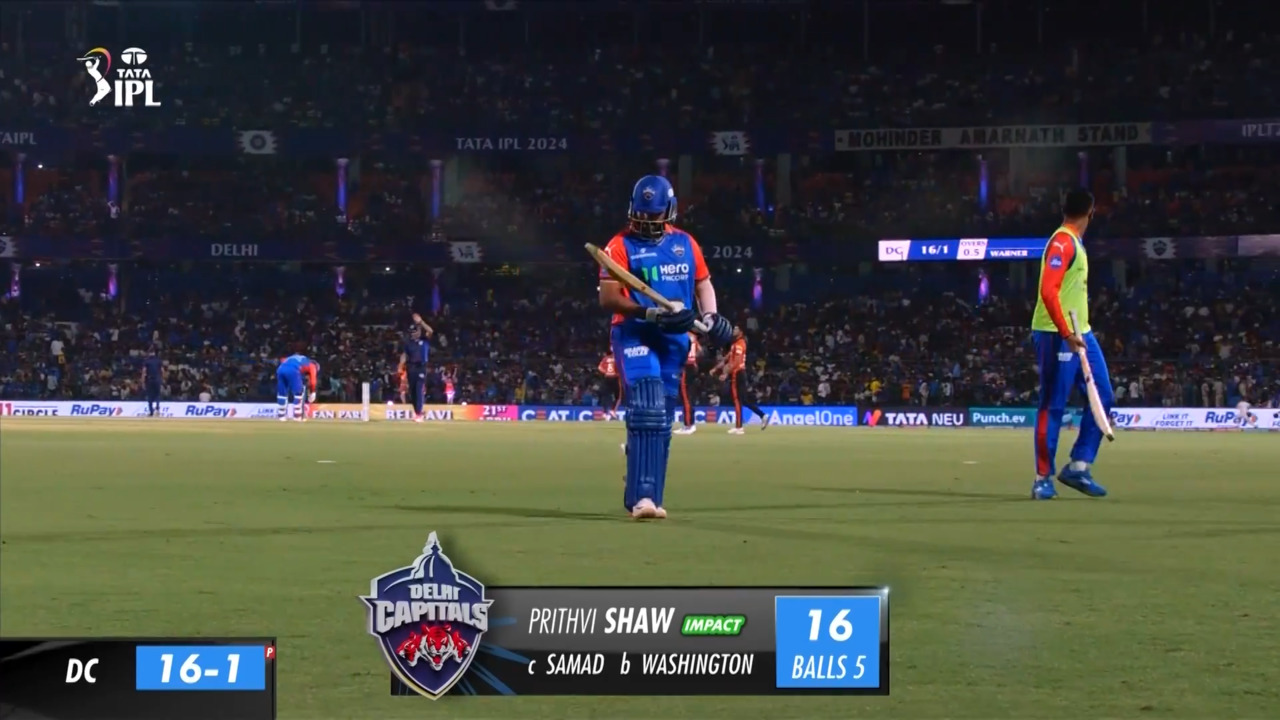 IPL 2025 | | Prithvi Shaw Profile