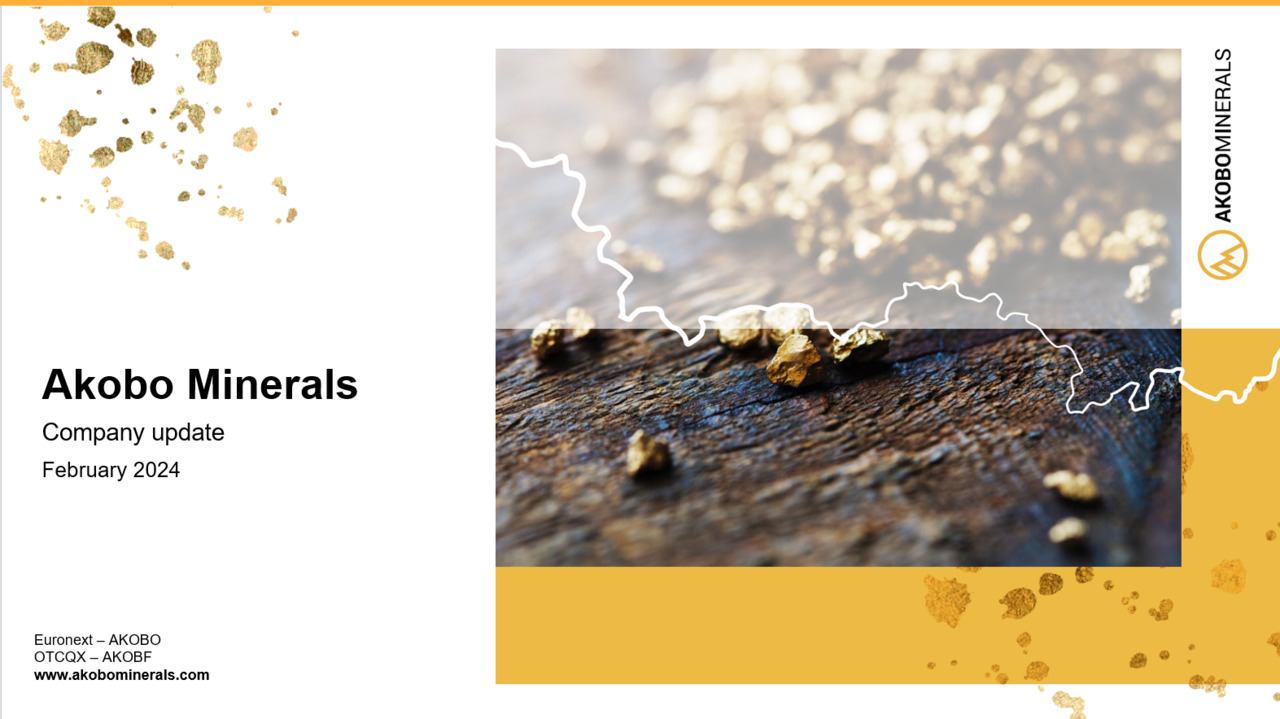 Akobo Minerals | Virtual group presentation in connection with ...