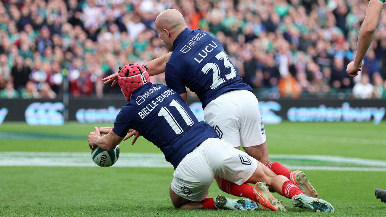 Louis Bielle-Biarrey wins Try of the Championship | Guinness M6N - M6N ...